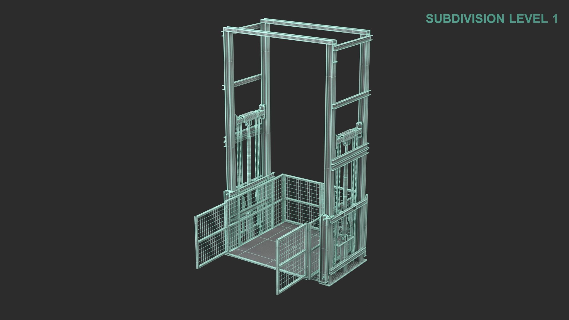 Warehouse Elevator Model - TurboSquid 2124531