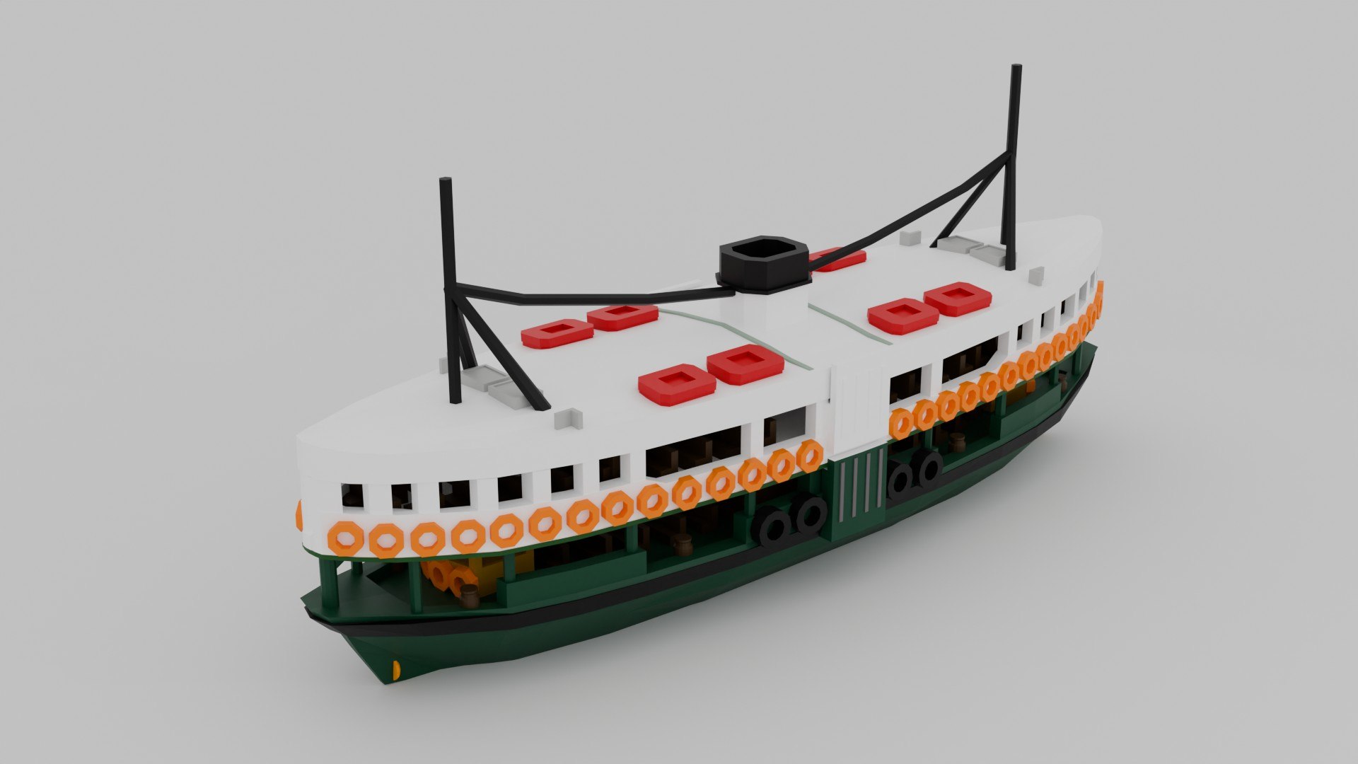 Star Ferry For 3D Printing 3D Model - TurboSquid 2217750