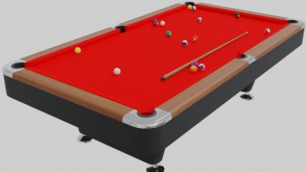 Billiards Table Blender Models for Download | TurboSquid