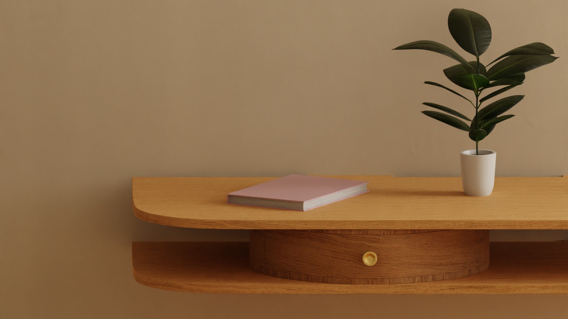 3D Wall Mounted Table Model - TurboSquid 2079496