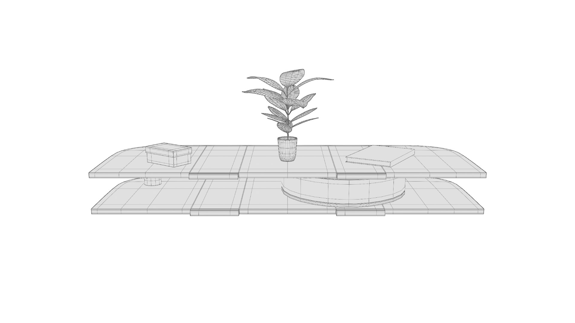 3D Wall Mounted Table Model - TurboSquid 2079496