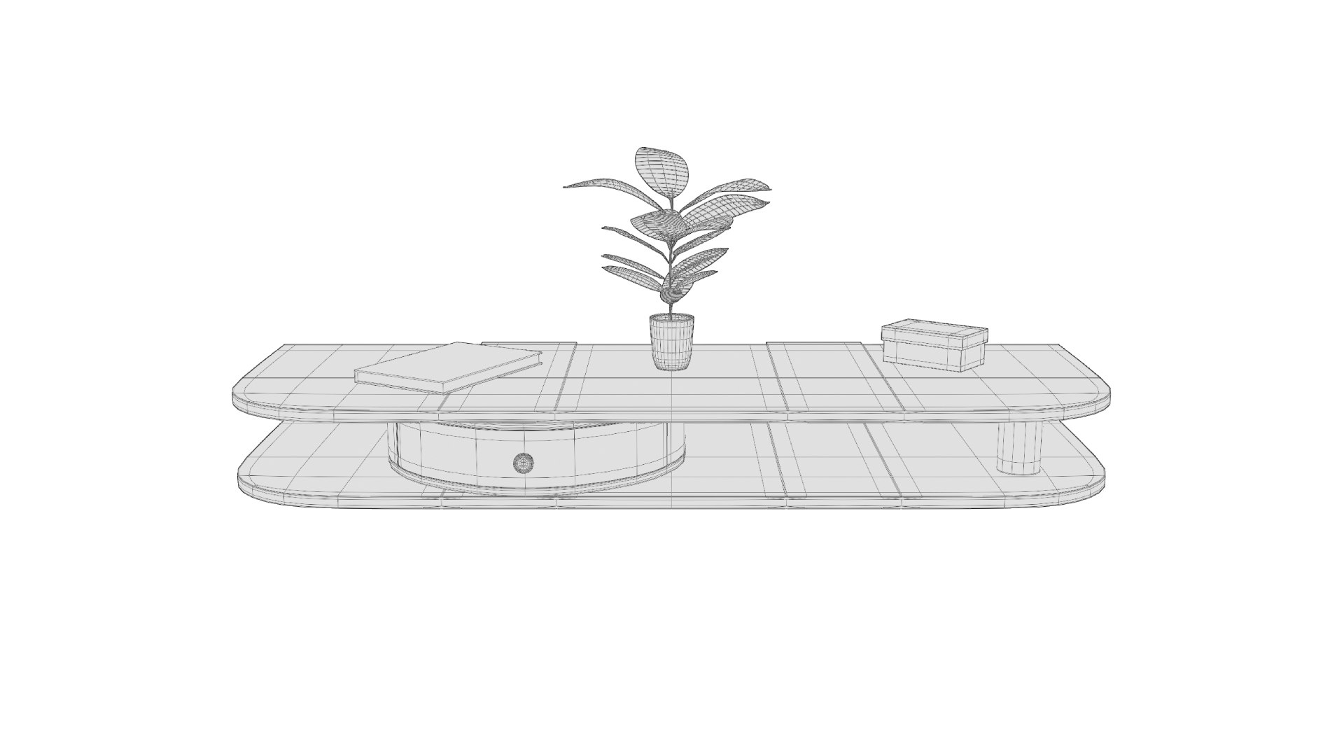 3D Wall Mounted Table Model - TurboSquid 2079496