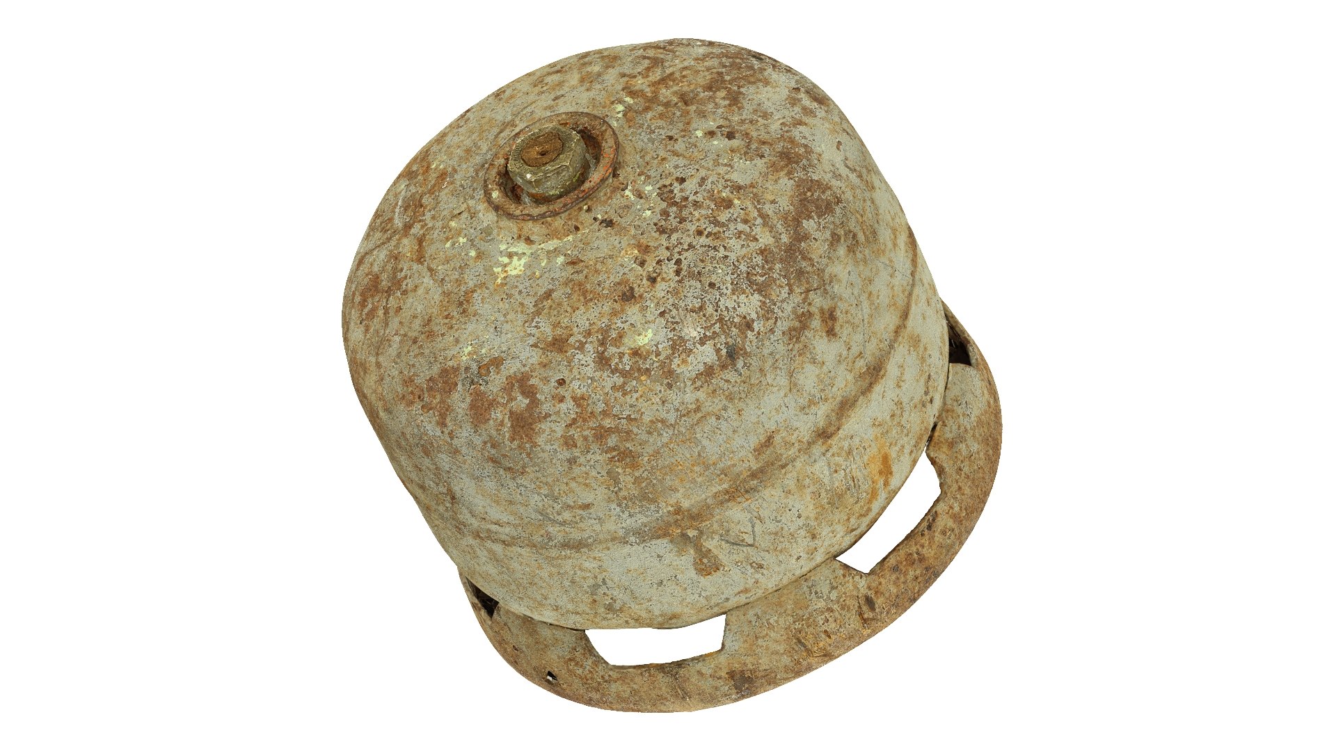 Rusty Gas Cylinder Raw Scanned 3D Model - TurboSquid 1785652