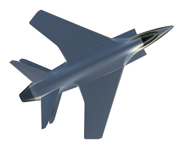 Fighter jet prototype 3D - TurboSquid 1169264