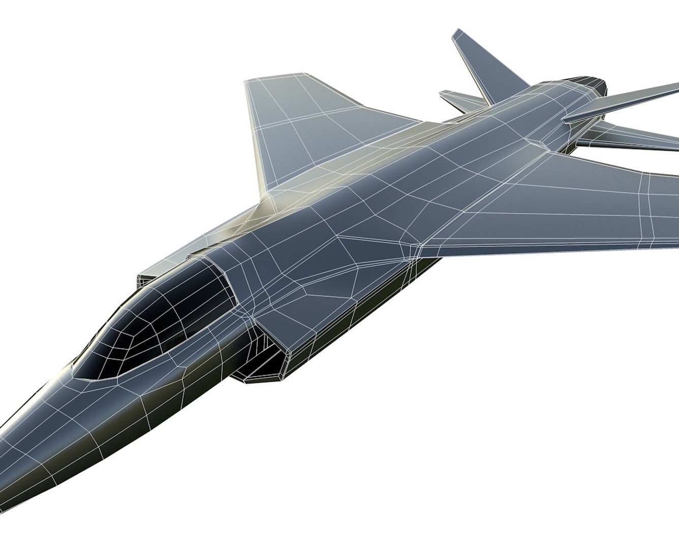 Fighter Jet Prototype 3D - TurboSquid 1169264
