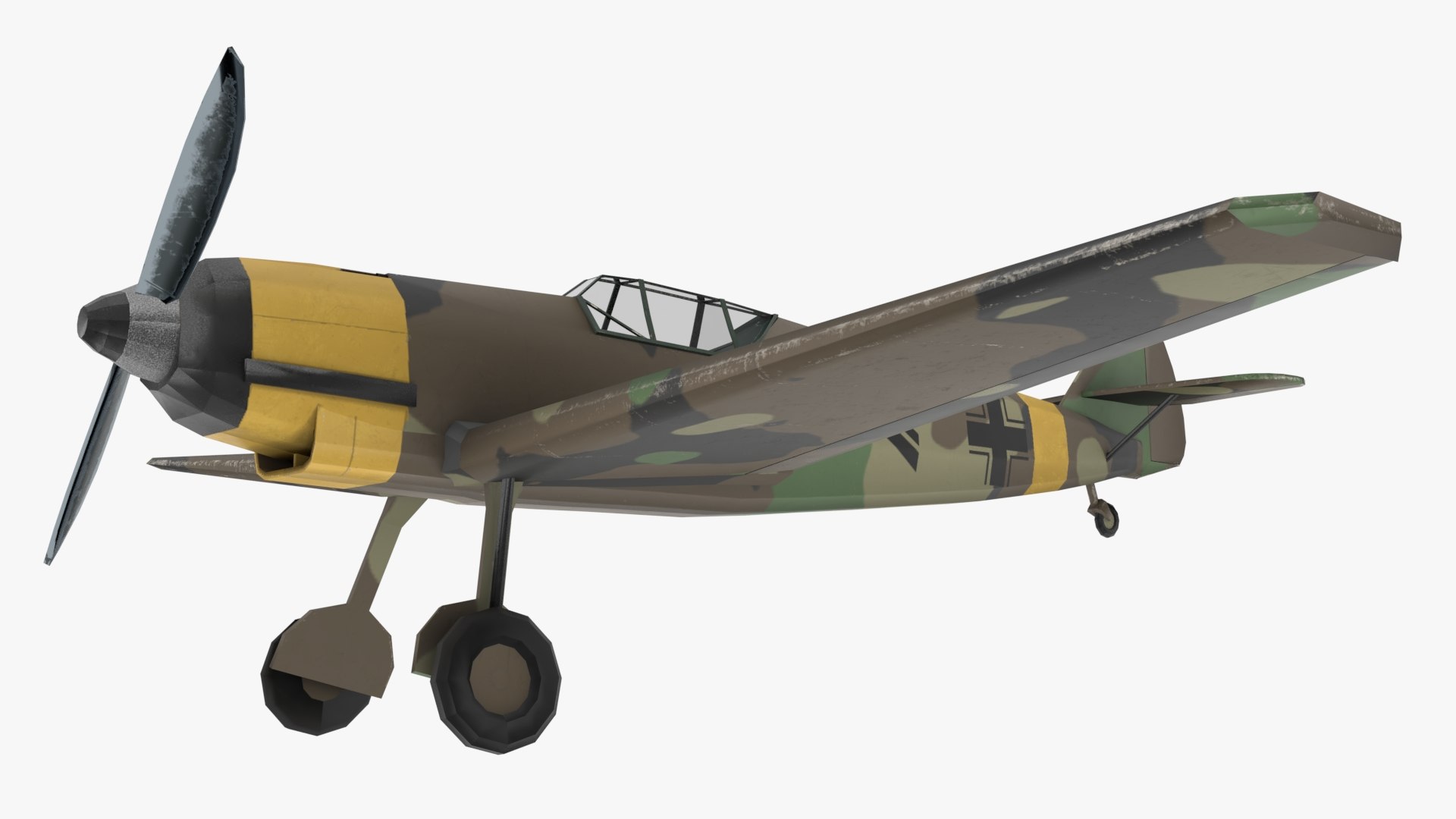 Messer Messerschmitt Bf 3D Model - TurboSquid 1347057