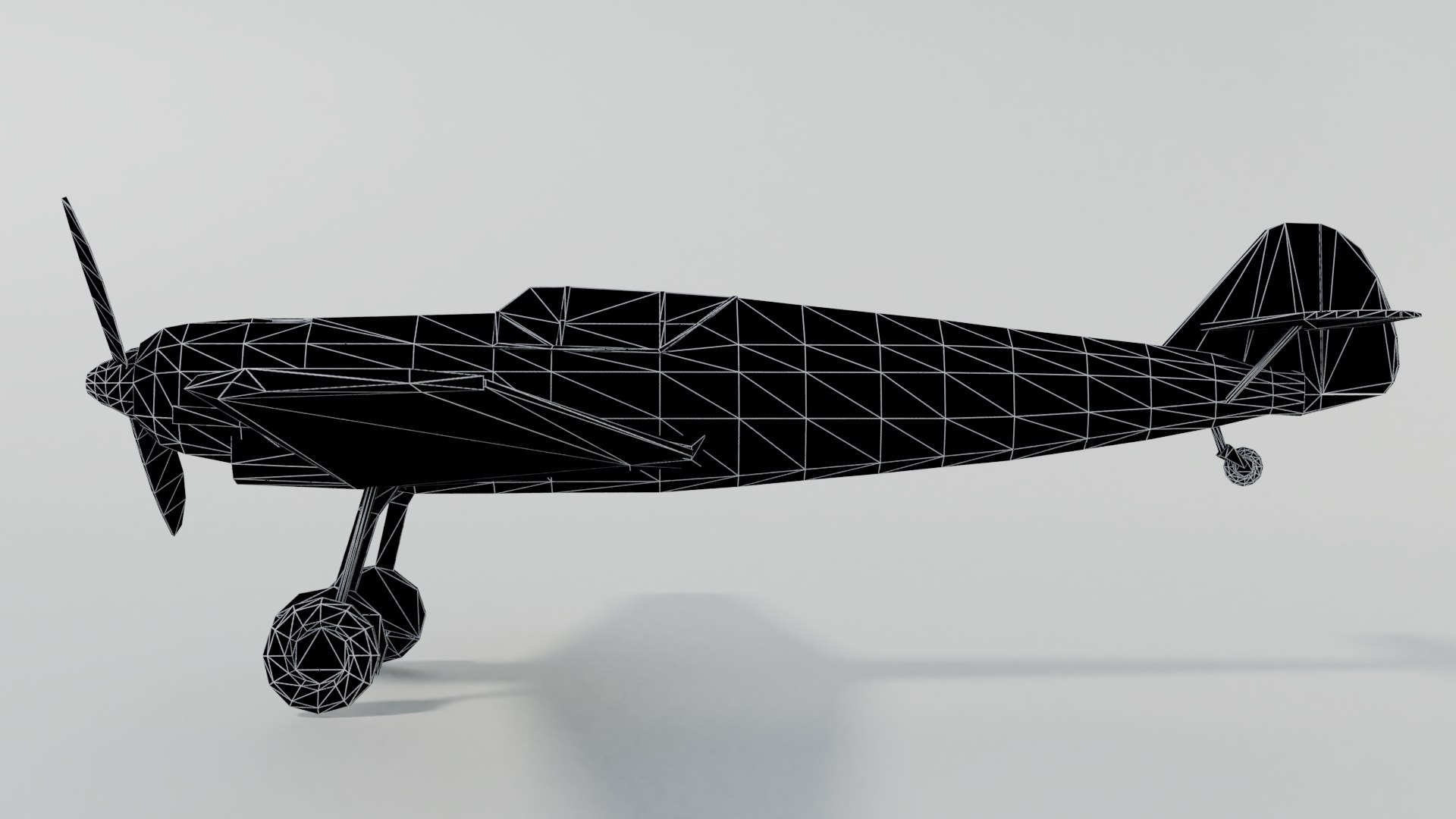 Messer Messerschmitt Bf 3D Model - TurboSquid 1347057