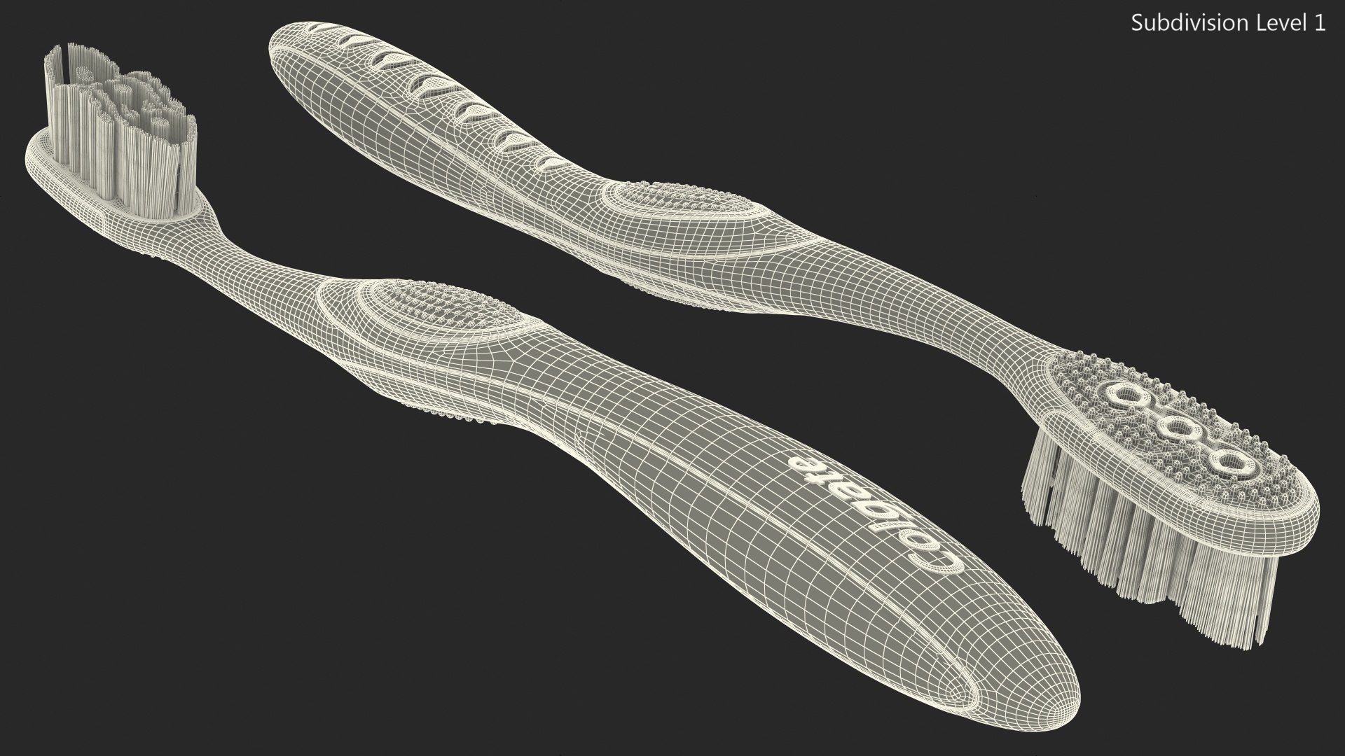 Colgate 360 optic toothbrush 3D model - TurboSquid 1465081