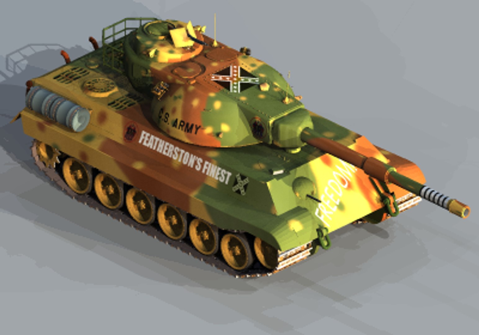 3d Heavy Tank Confederate
