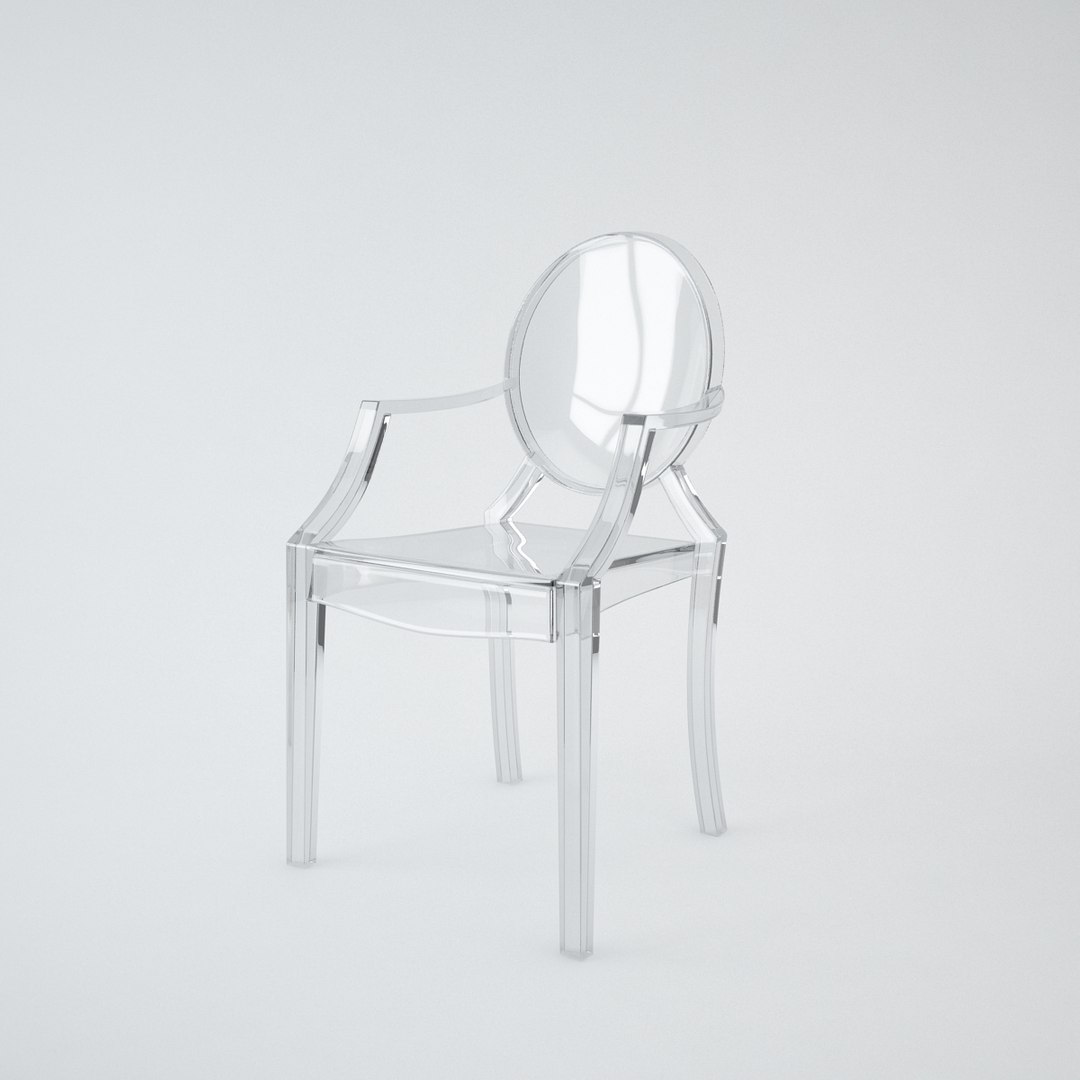 Philippe Starck Louis Ghost 3d Model