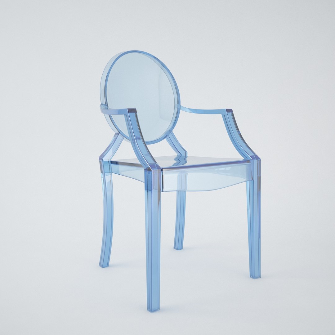 Philippe Starck Louis Ghost 3d Model