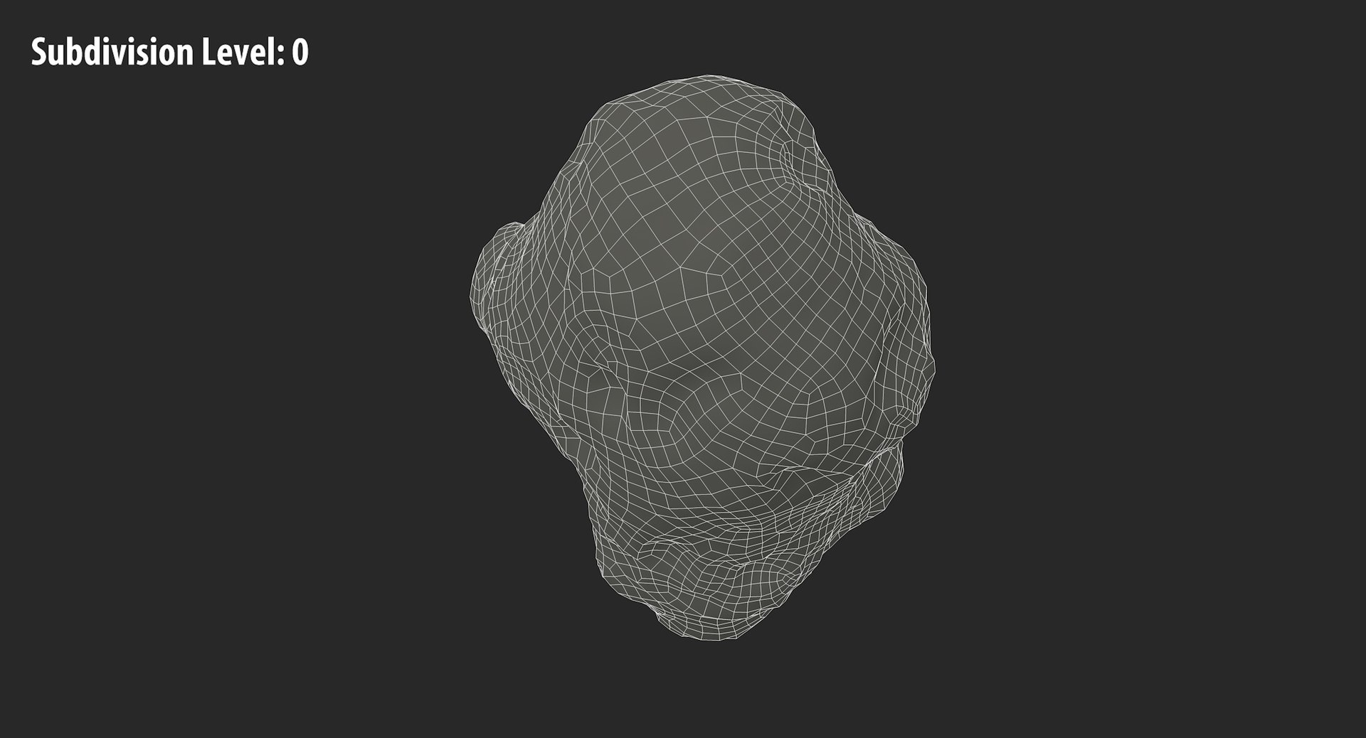 3d Model Asteroid 01