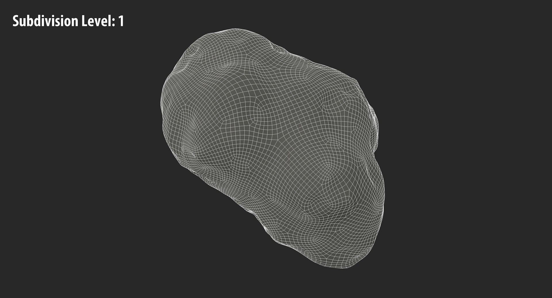 3d Model Asteroid 01