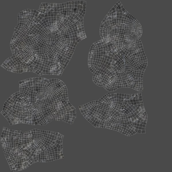 3d model asteroid 01
