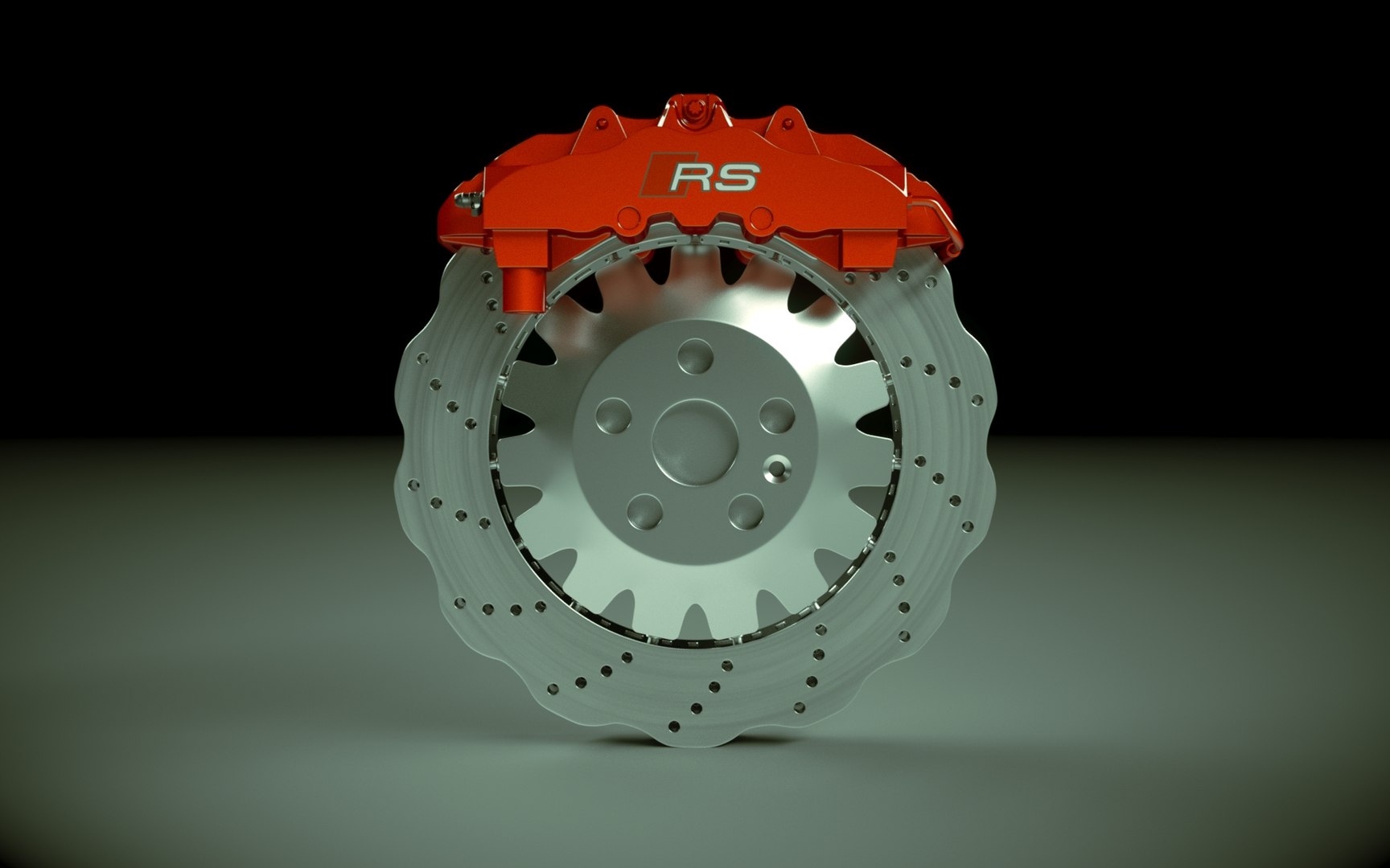 Audi Rs3 Wave Rotor 3d Model