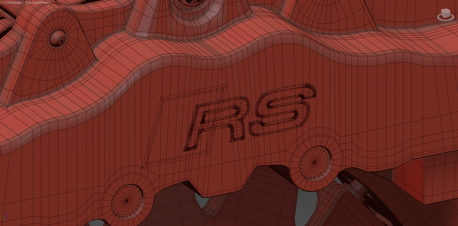 Audi Rs3 Wave Rotor 3d Model