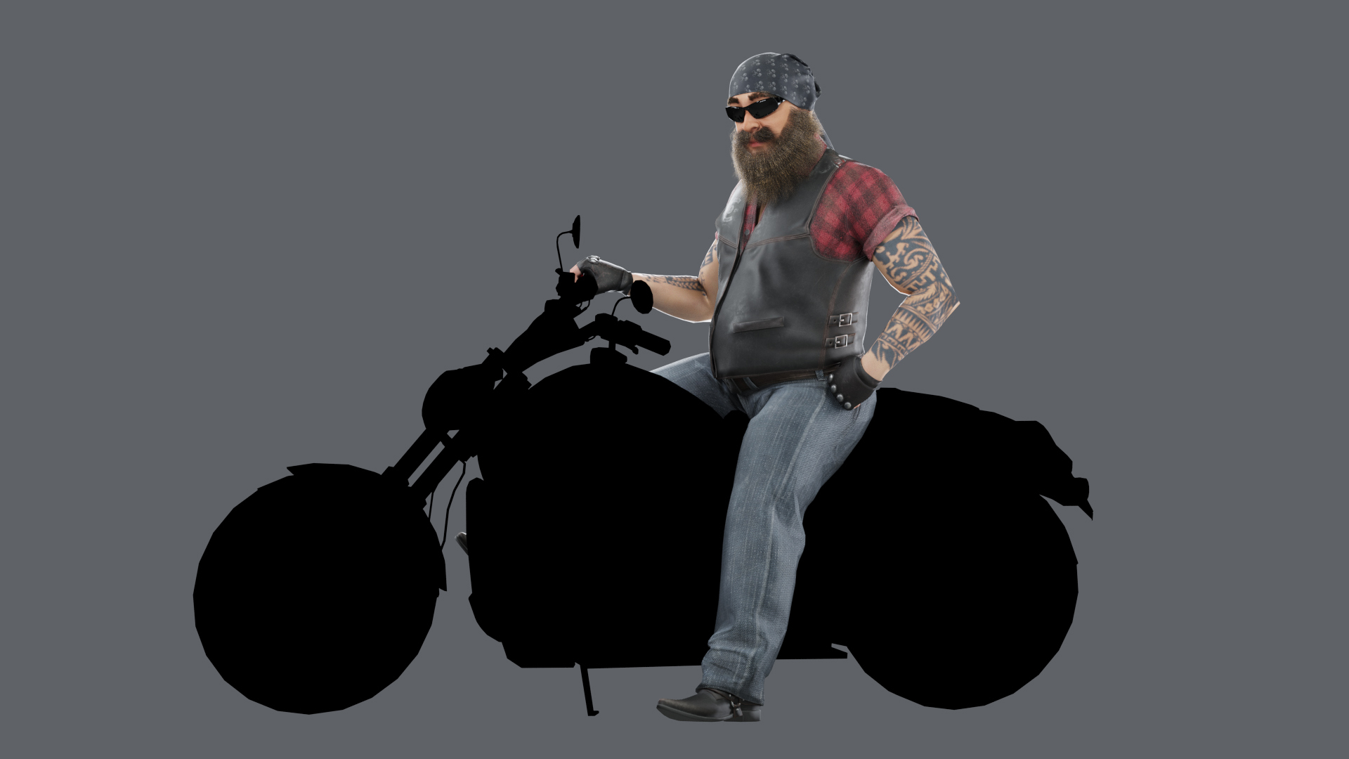 Biker 3D model - TurboSquid 1712748