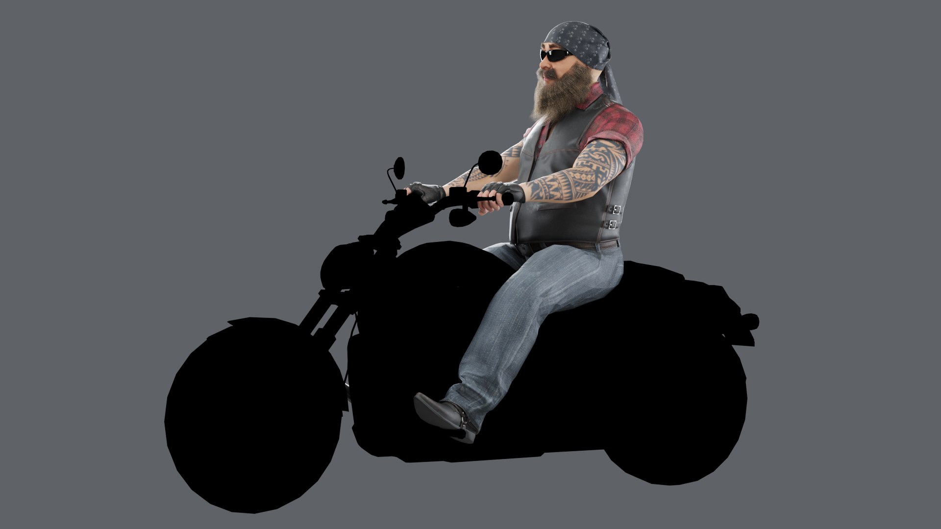 Biker 3D Model - TurboSquid 1712748