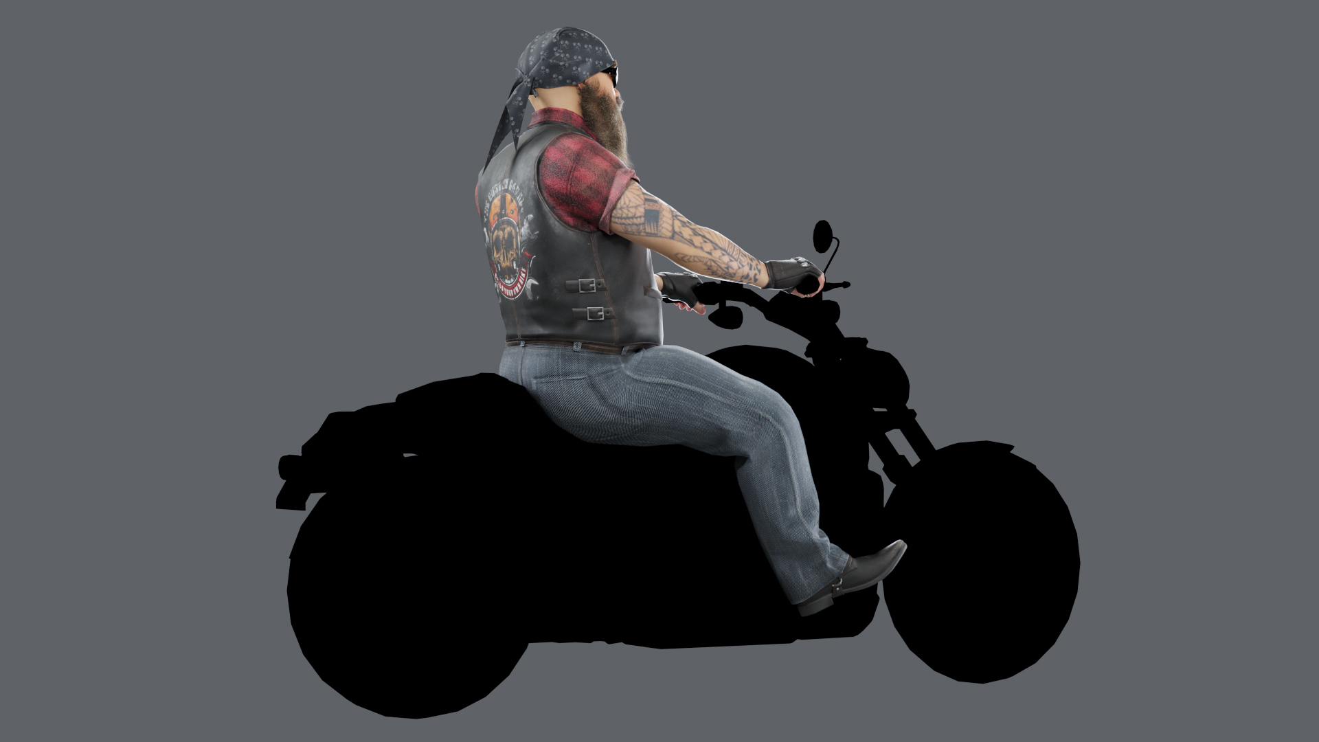 Biker 3D model - TurboSquid 1712748