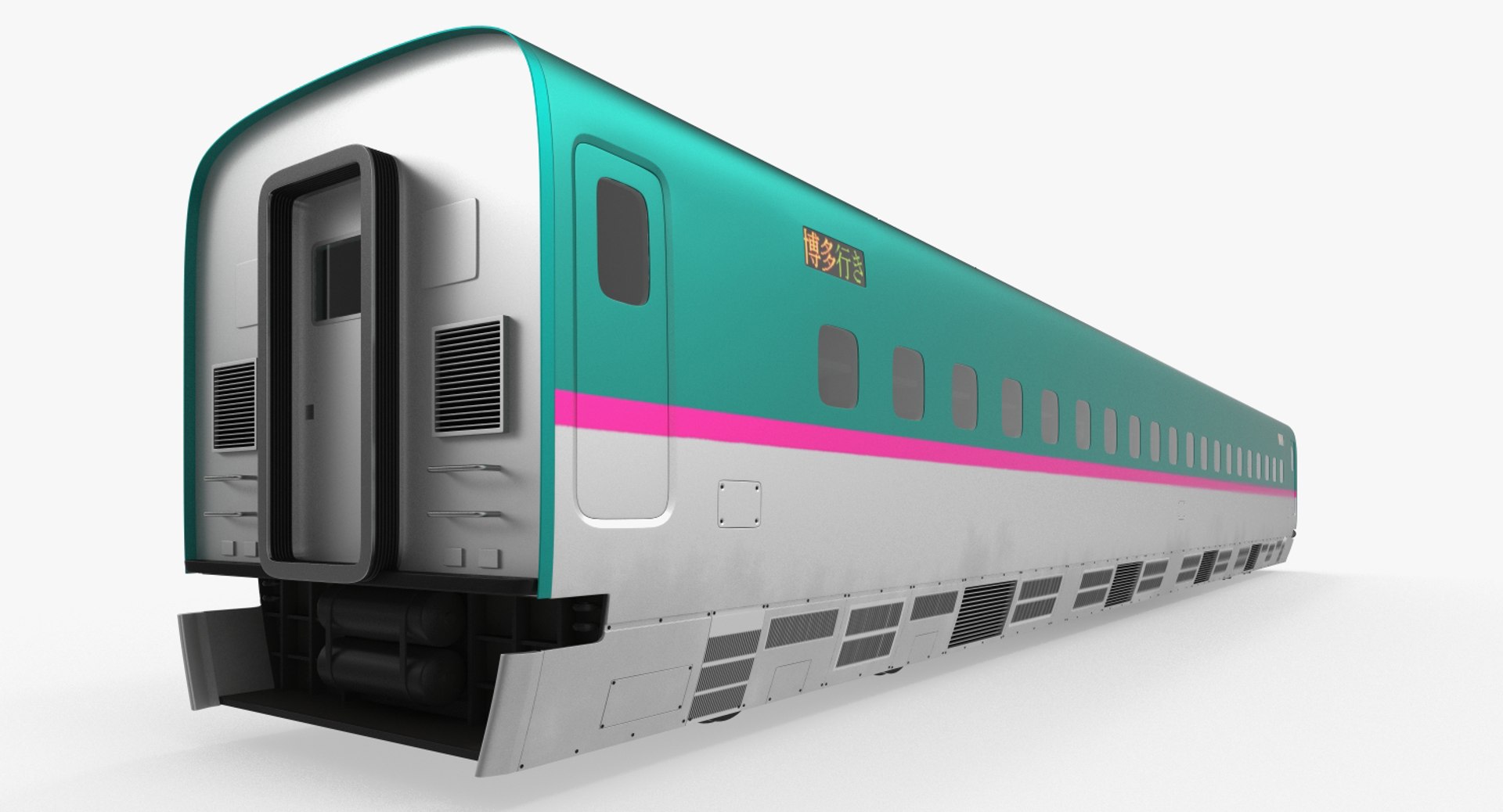 3D shinkansen e5 passenger wagon - TurboSquid 1271914