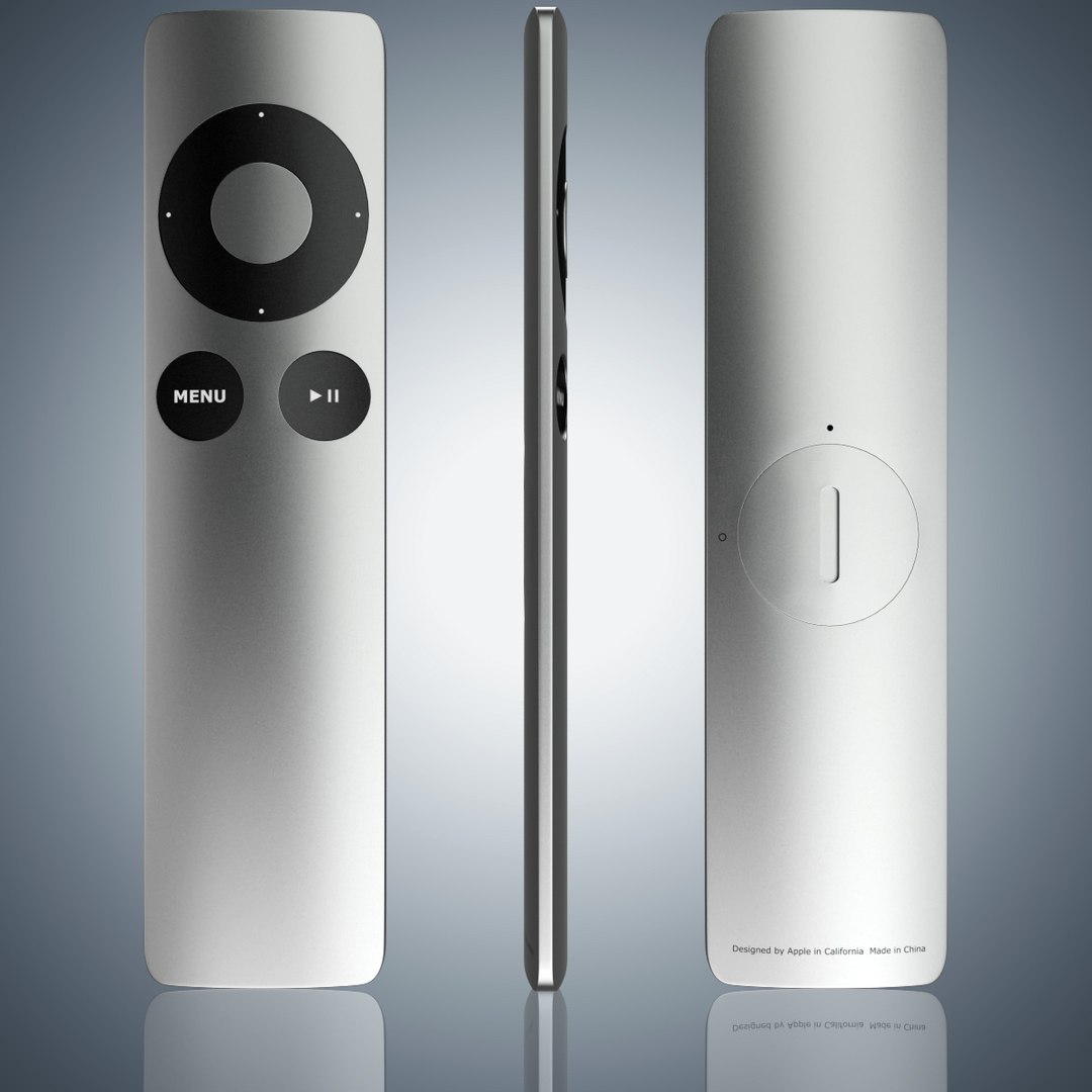 Apple Remote 3d Model