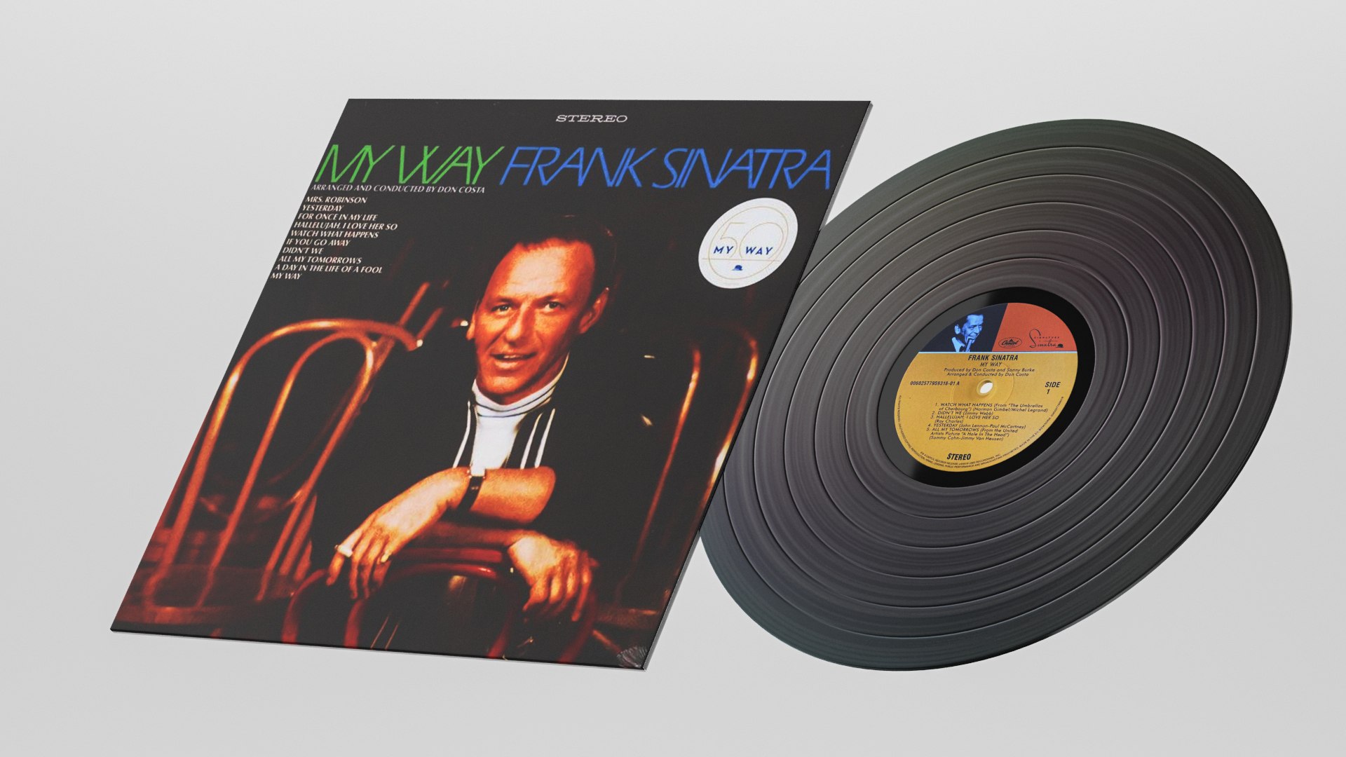 Vinyl Record Frank Sinatra 3D Model - TurboSquid 1999515