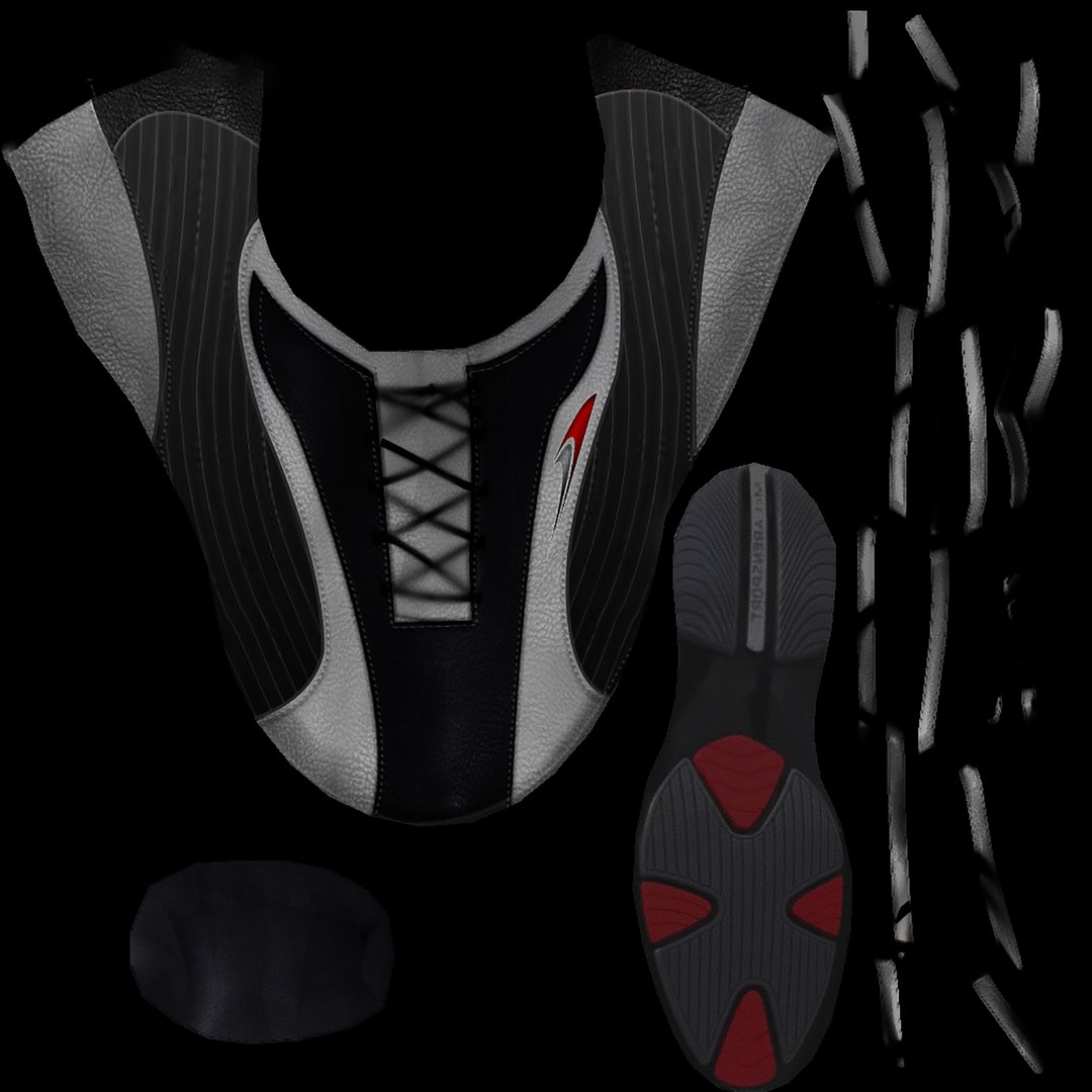 3D Male Running Shoes - TurboSquid 1828203