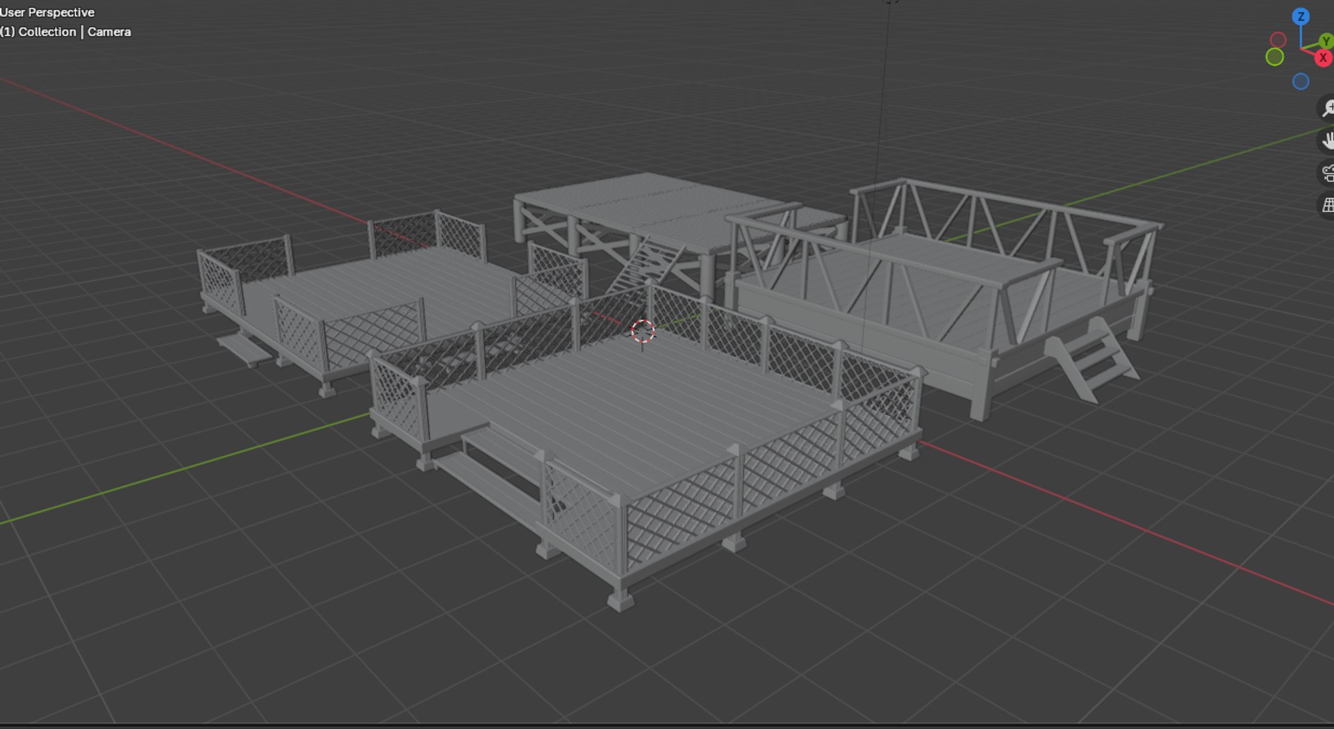 Wooden Terrace 3D Model 3D Model - TurboSquid 2407722