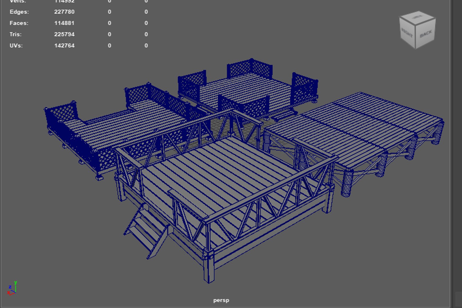 Wooden Terrace 3D Model 3D Model - TurboSquid 2407722