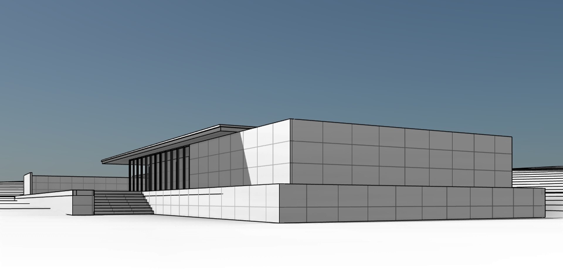 Rvt Revit Barcelona Pavilion