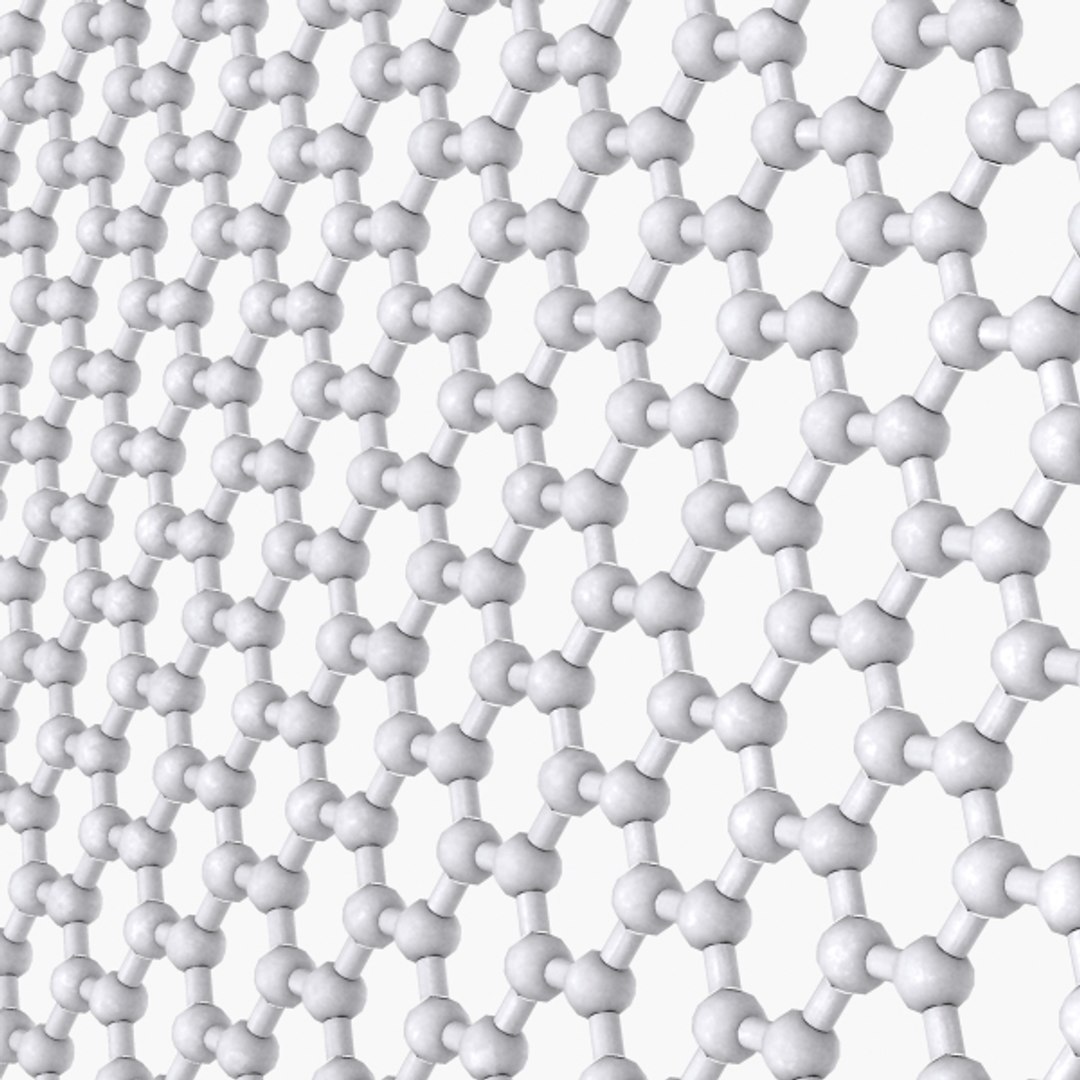 3d Model Molecule Carbon Nanosheets