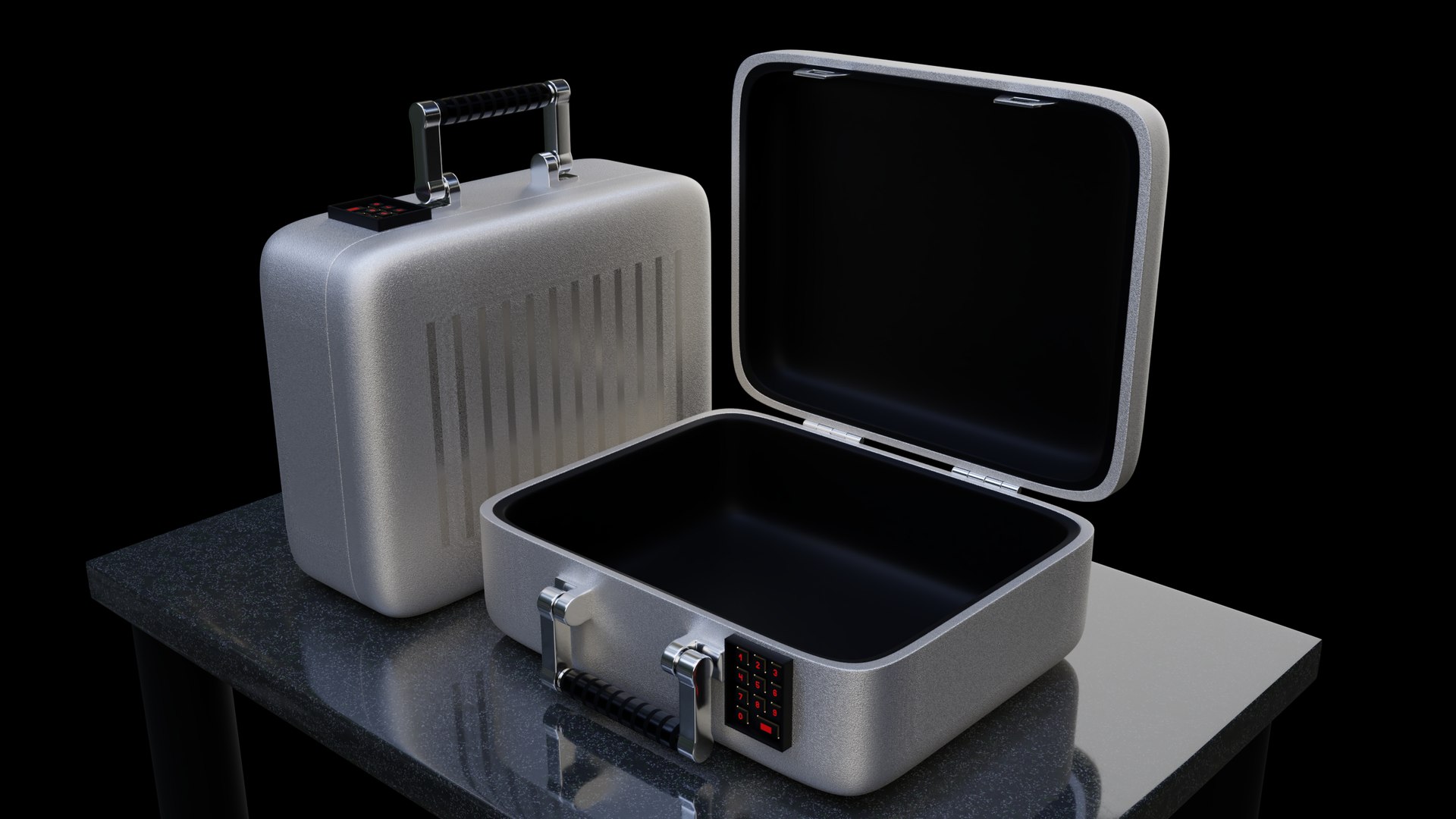 Rugged Security Case Nickel Plated 3D Model - TurboSquid 1806884