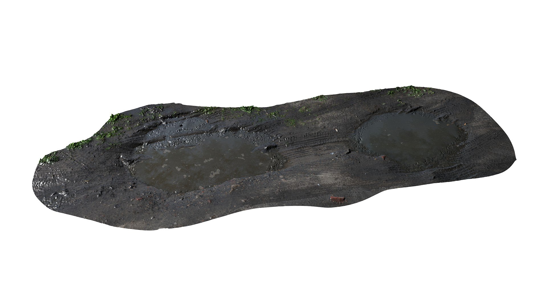 3d Model Mud Puddle Hd 8k