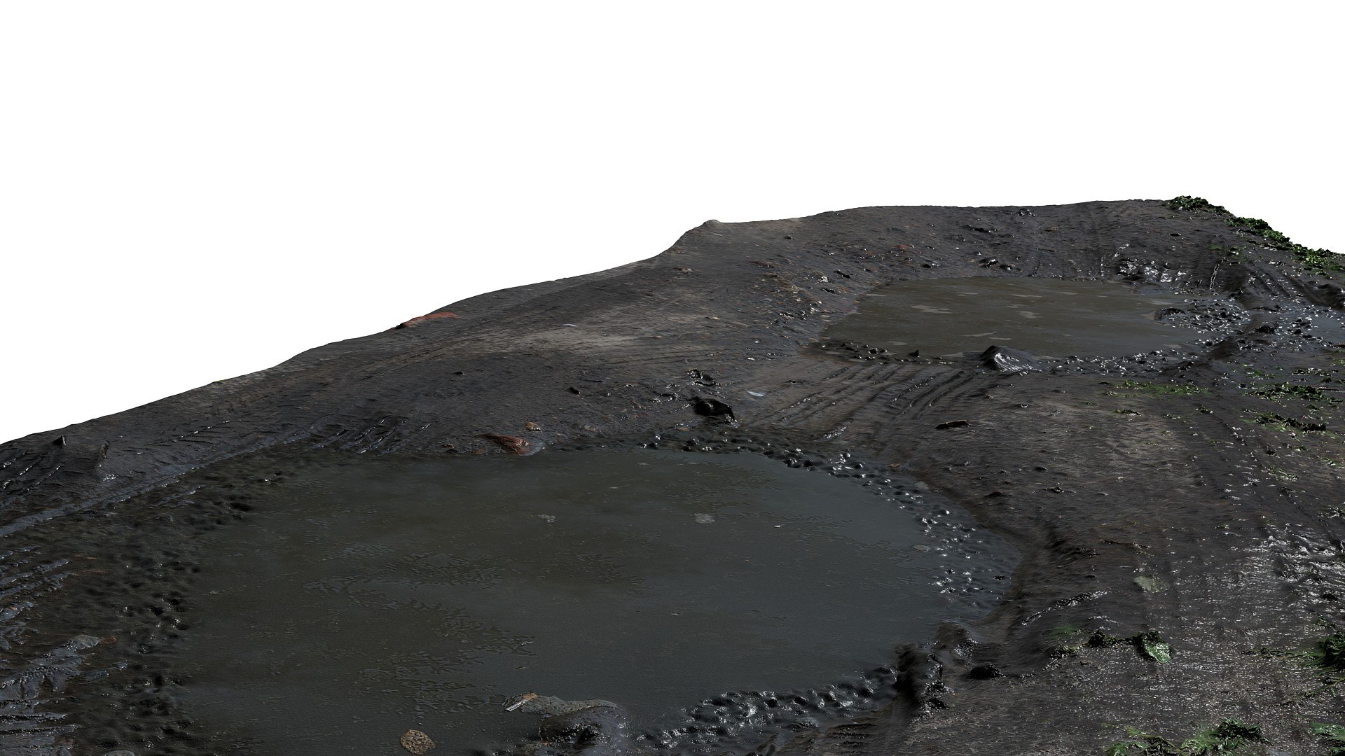 3d Model Mud Puddle Hd 8k