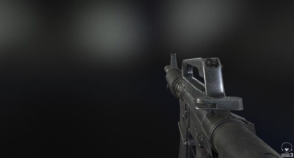 modelo 3d XM177 con lanzagranadas XM148 gratis - TurboSquid 1203528