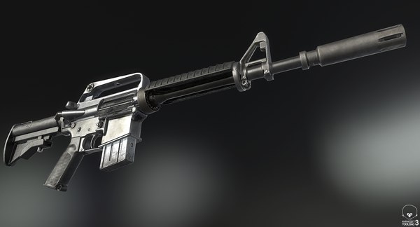 modelo 3d XM177 con lanzagranadas XM148 gratis - TurboSquid 1203528