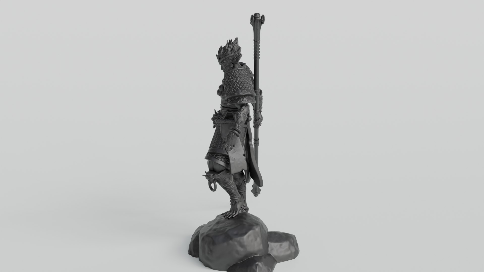 3D 3D Printable Wukong Model - TurboSquid 2347325
