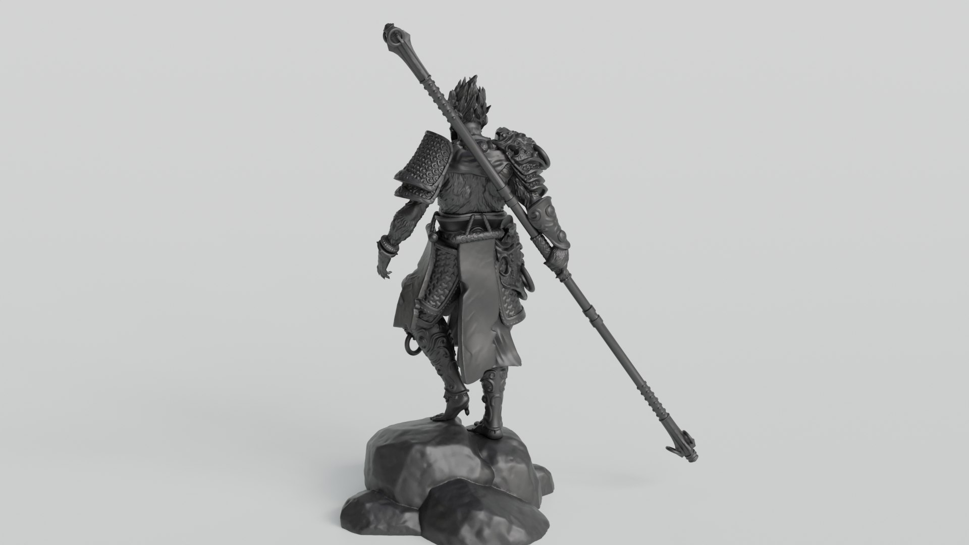 3D 3D Printable Wukong Model - TurboSquid 2347325