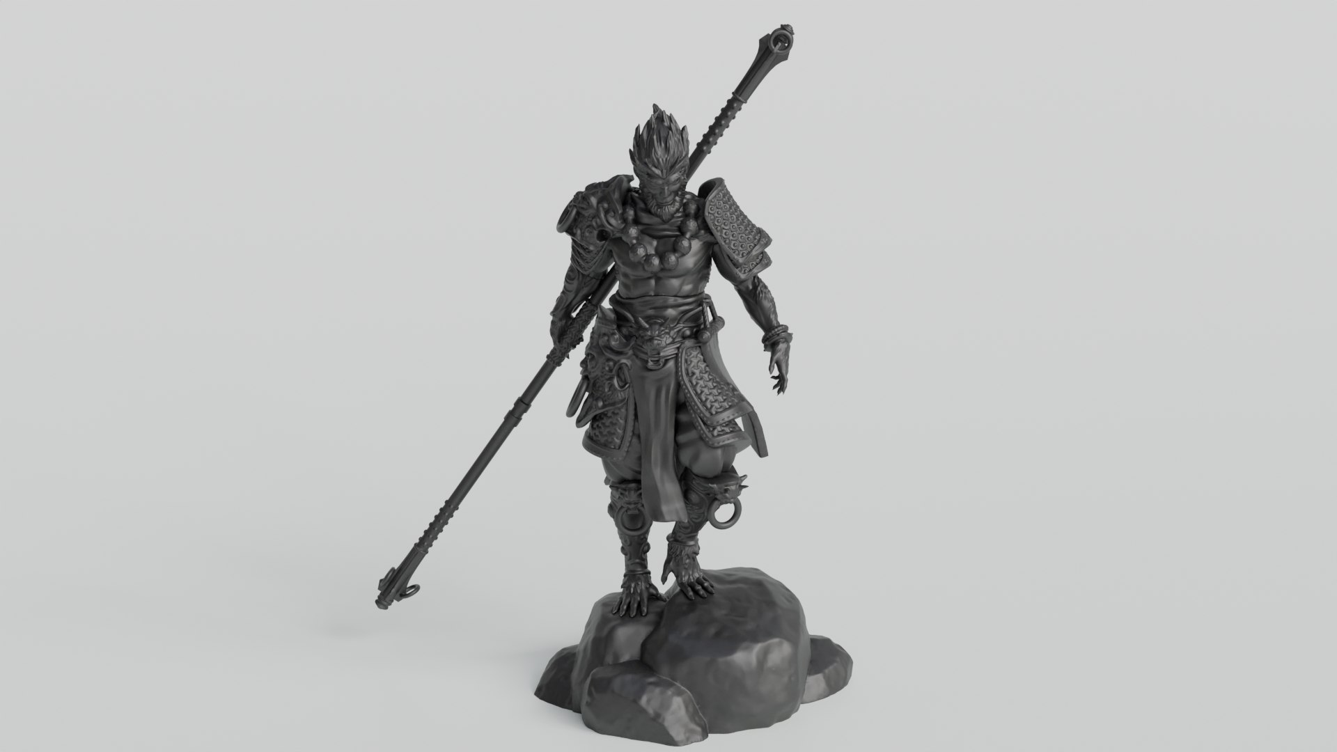 3D 3D Printable Wukong Model - TurboSquid 2347325