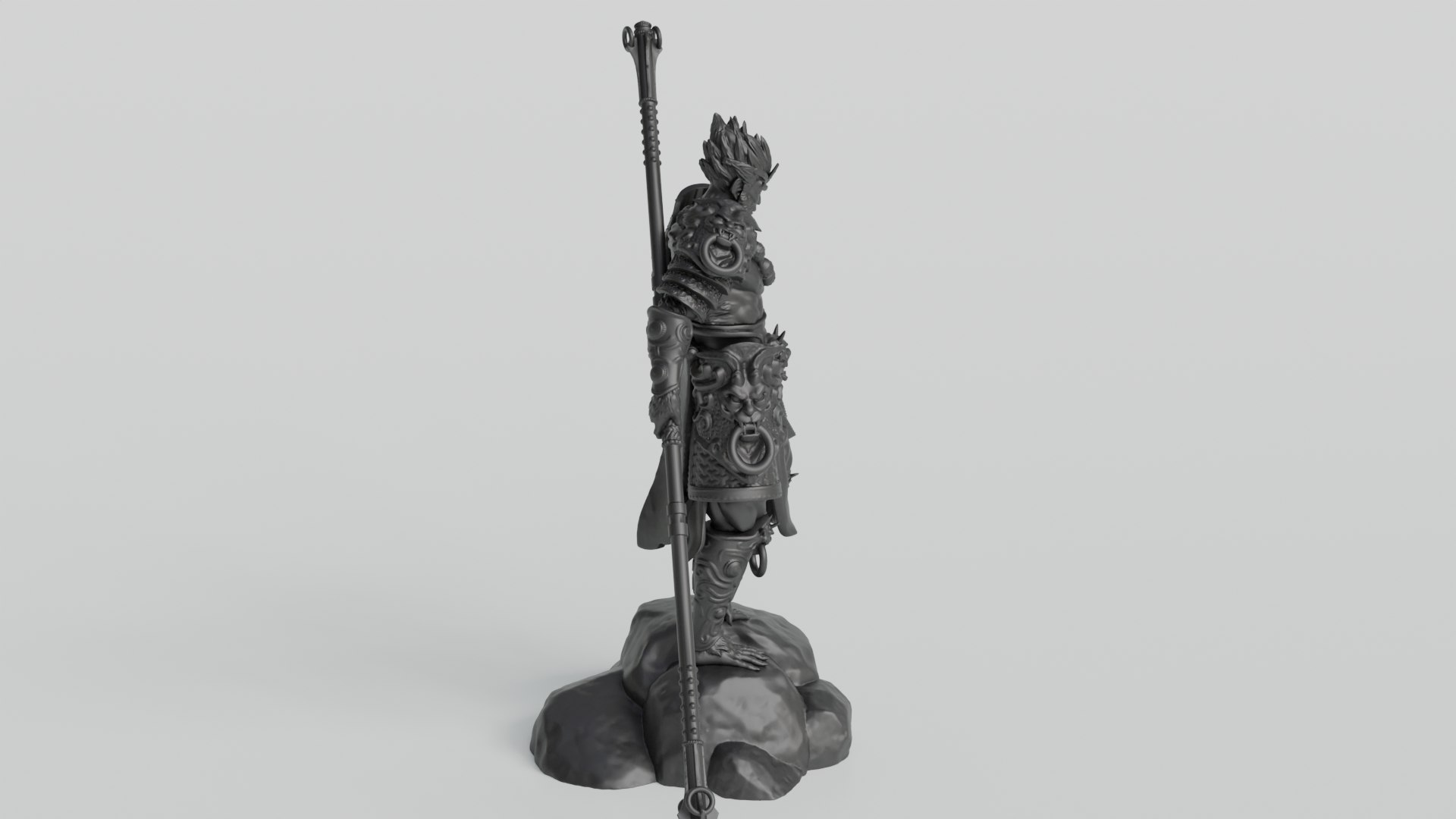 3D 3D Printable Wukong Model - TurboSquid 2347325