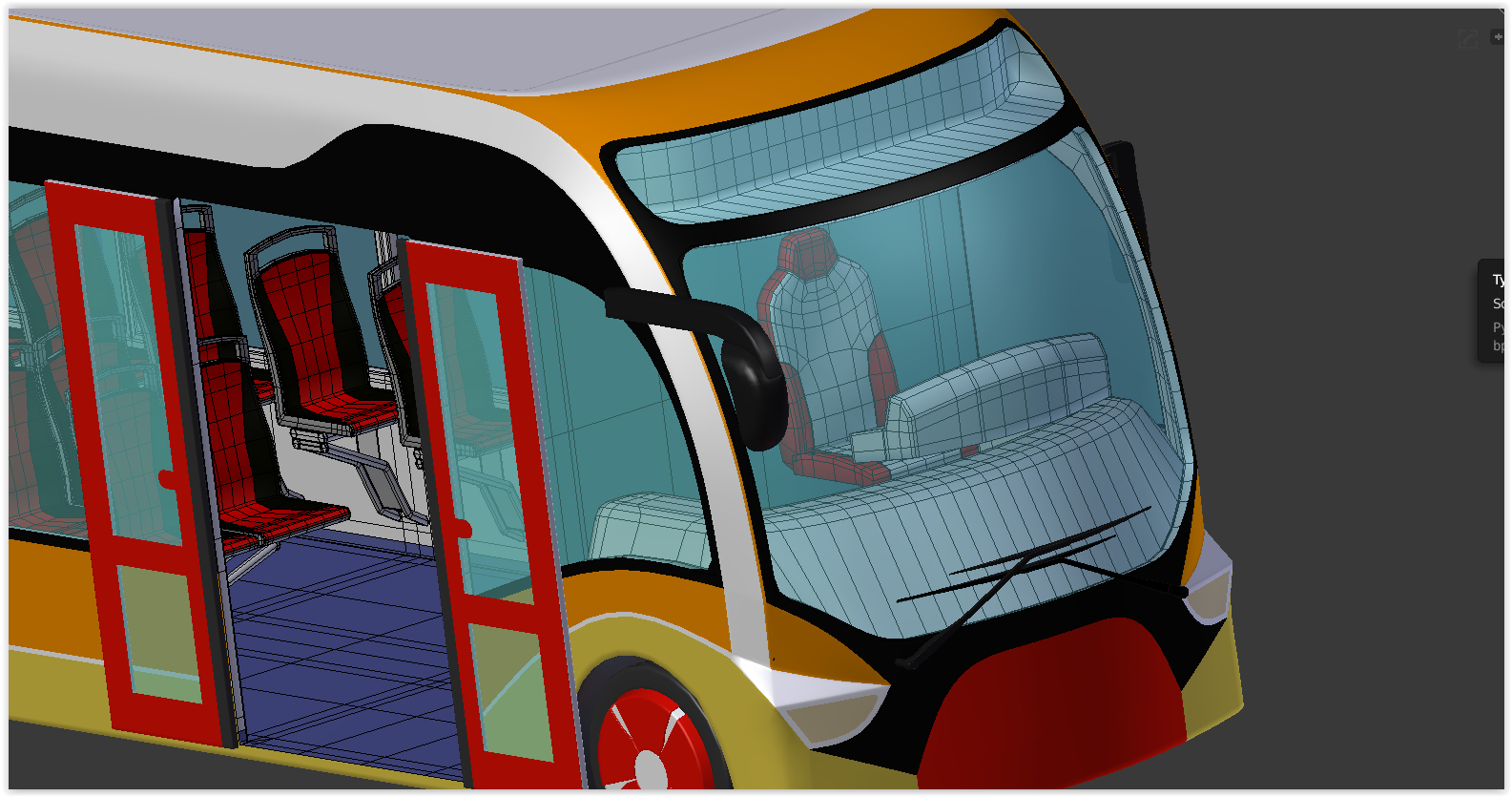 City articulated bus model - TurboSquid 1419011