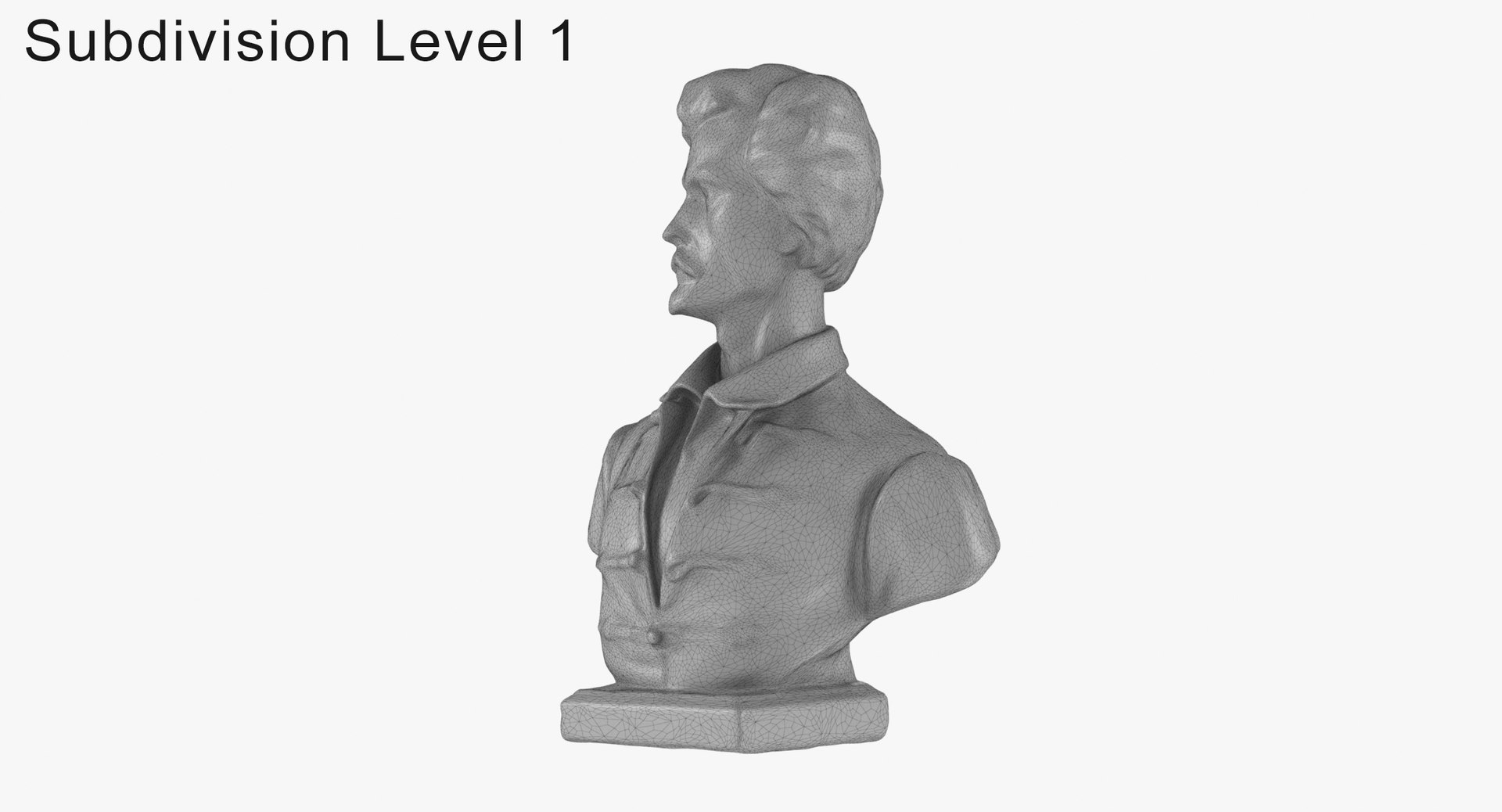 3D Sandor Petofi Bust model - TurboSquid 2174163