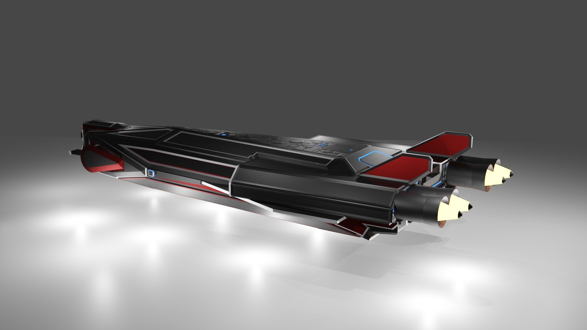 3D Starship Model - TurboSquid 1873647