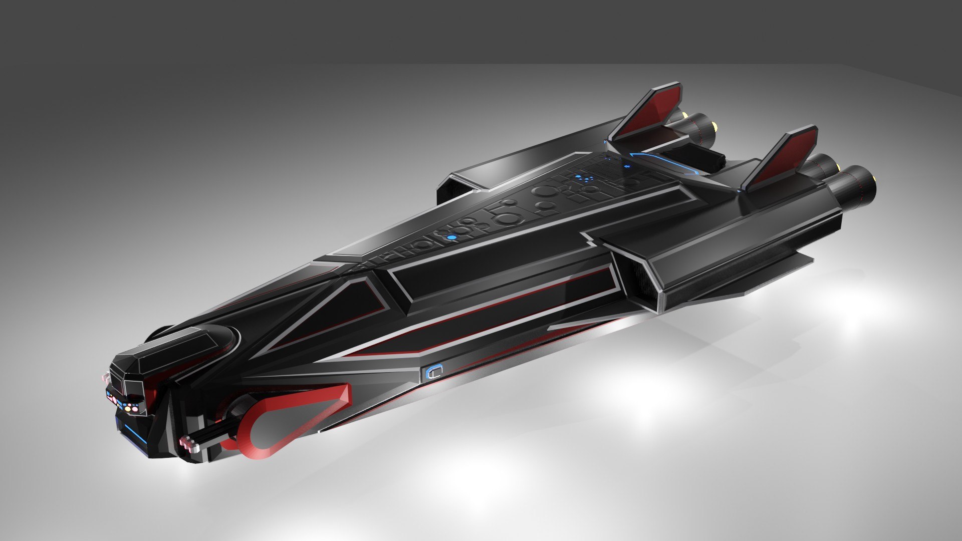 3D Starship Model - TurboSquid 1873647