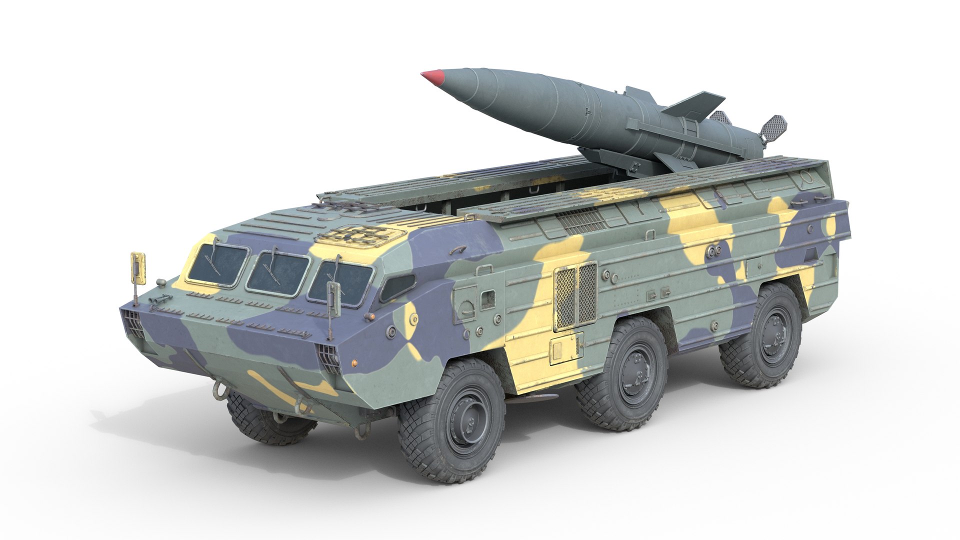 3D OTR 21 Tochka Tactical Ballistic Missile Model - TurboSquid 2353124
