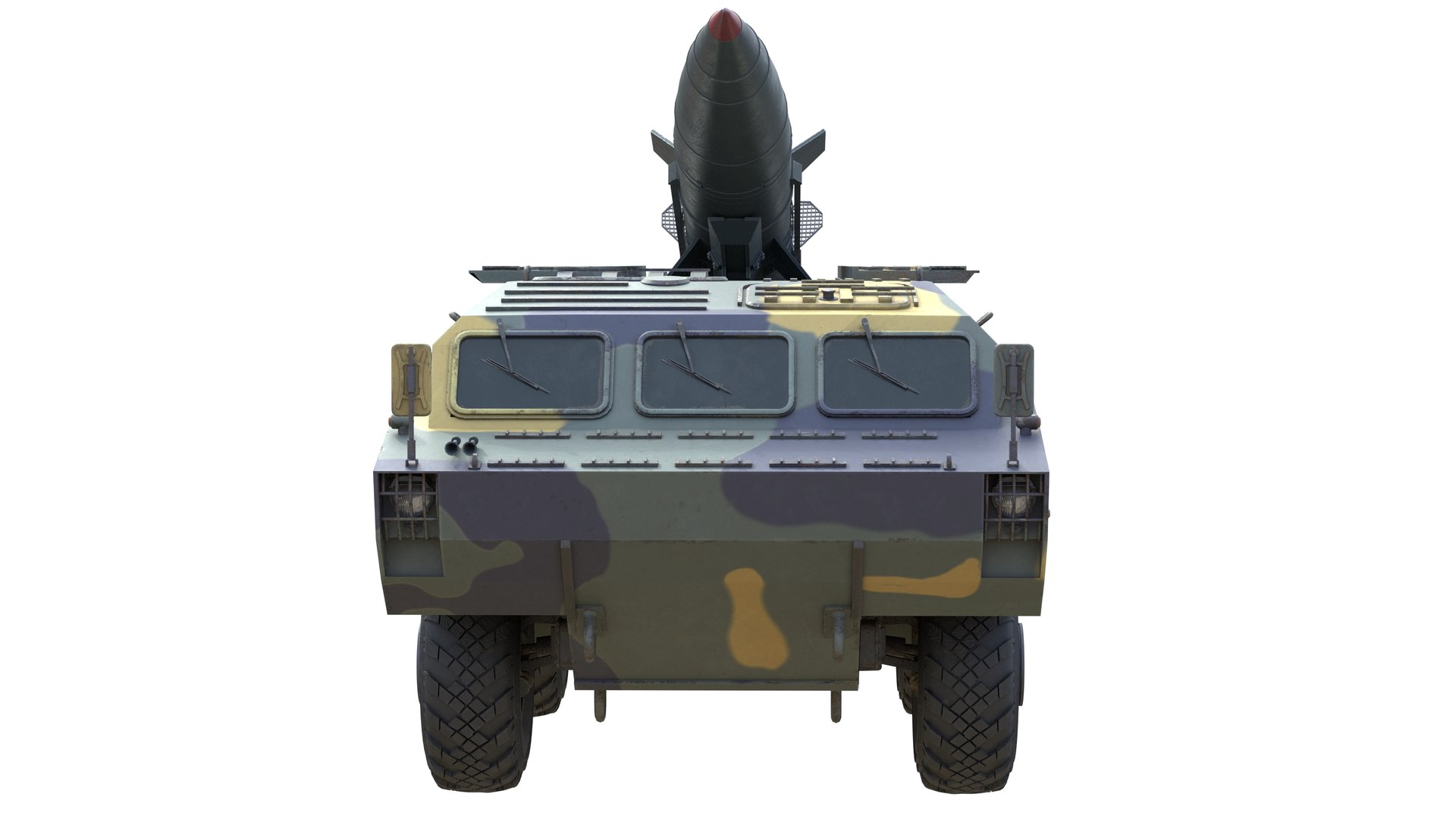 3D OTR 21 Tochka Tactical Ballistic Missile Model - TurboSquid 2353124