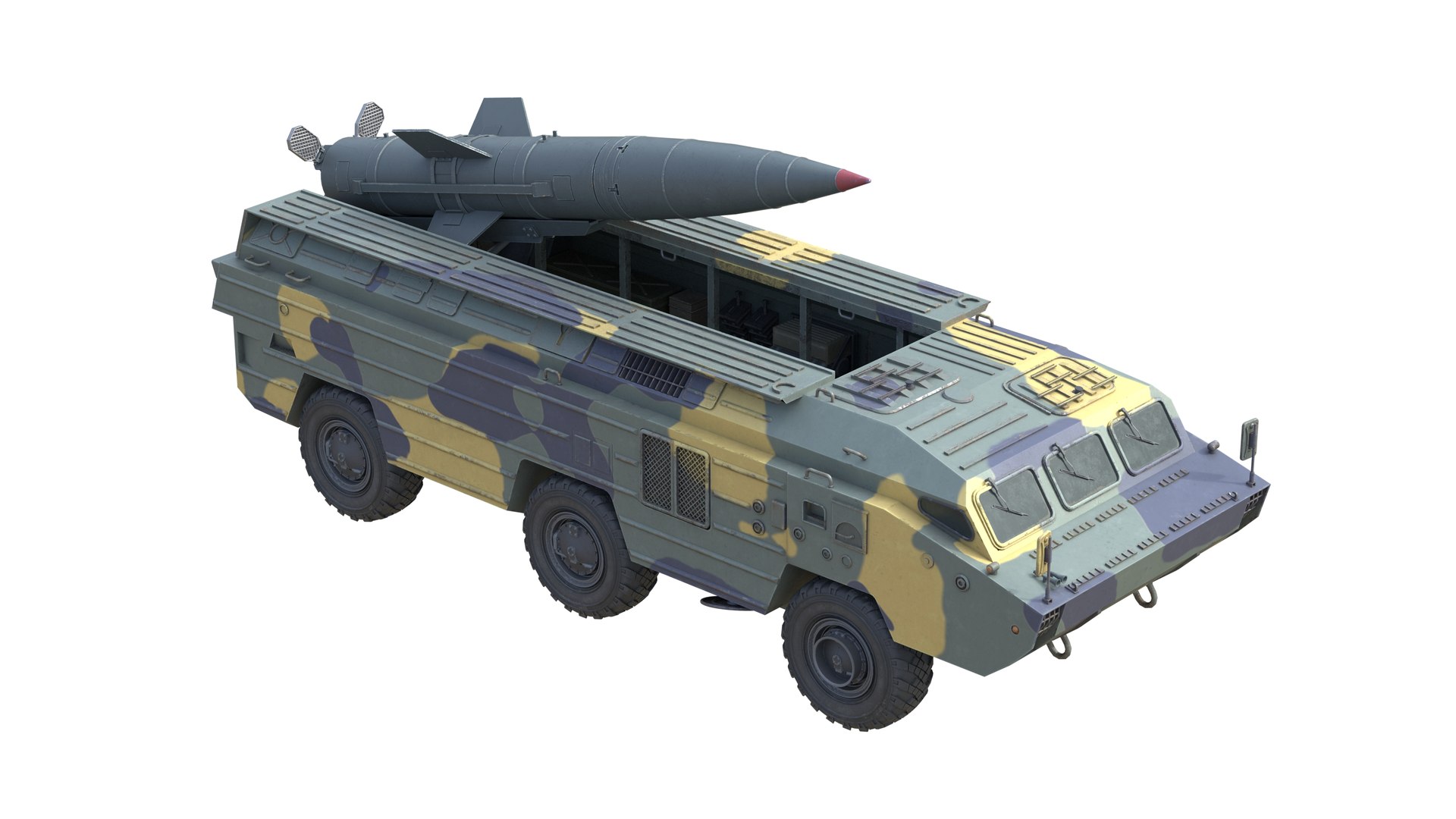 3D OTR 21 Tochka Tactical Ballistic Missile Model - TurboSquid 2353124