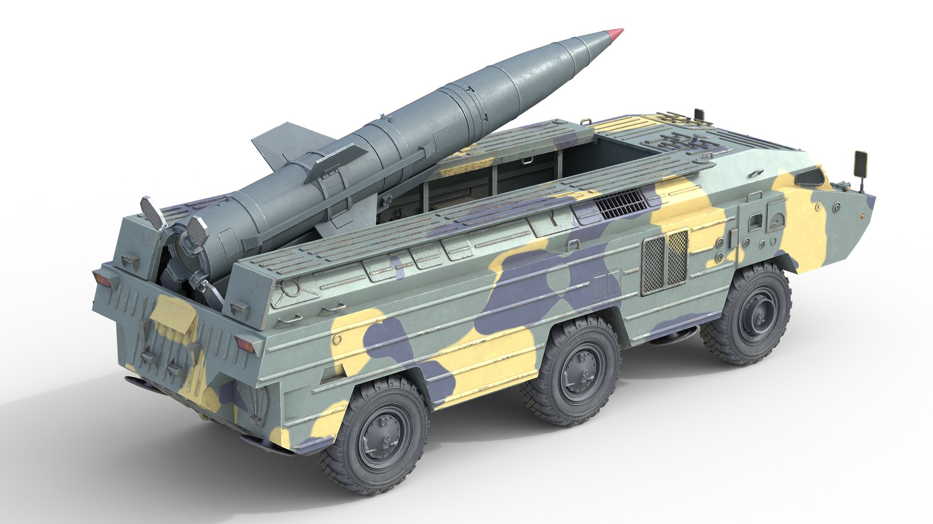 3D OTR 21 Tochka Tactical Ballistic Missile Model - TurboSquid 2353124
