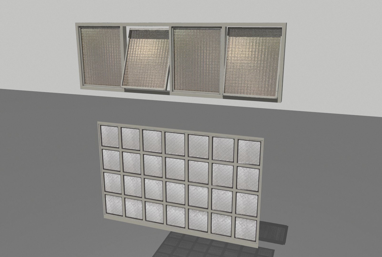 Pack Windows Factories Model - TurboSquid 1522629