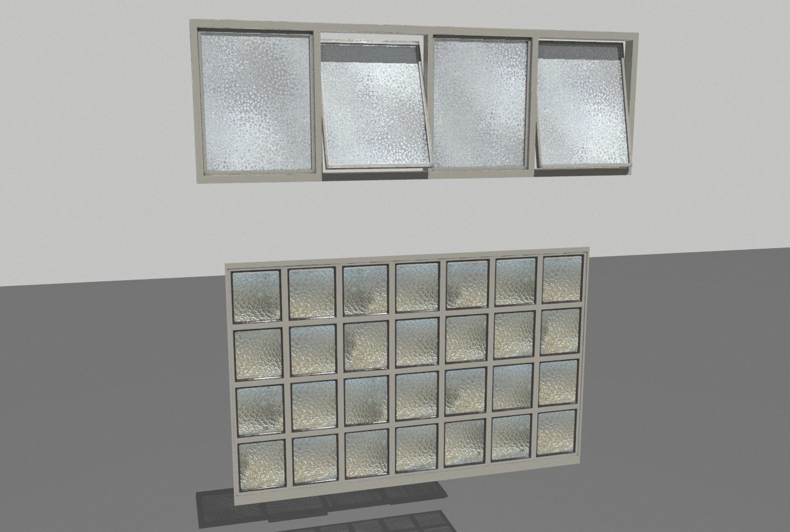 Pack Windows Factories Model - TurboSquid 1522629